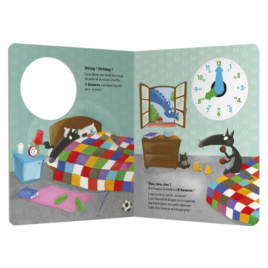 J'apprends à lire l'heure avec Loup - Croc'livres & jeux